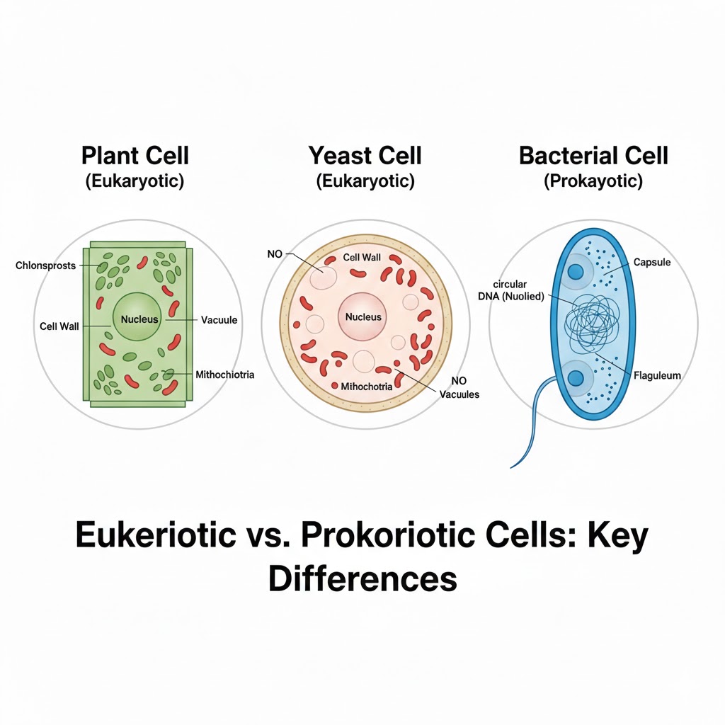 [Answered] What Structure Is Present in Both Plant and Yeast Cells, but ...
